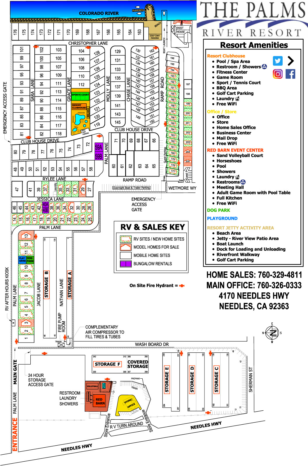 RV Site and Bungalow Rentals